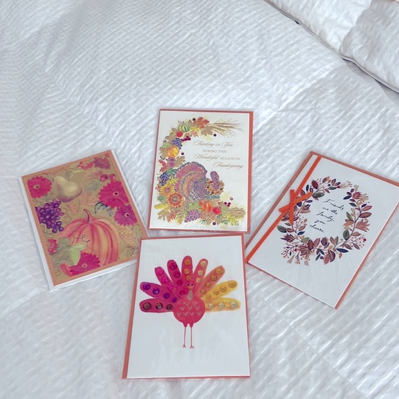 Papyrus | Holiday | 4 Beautiful Papyrus Thanksgiving Cards Nwt | Poshmark